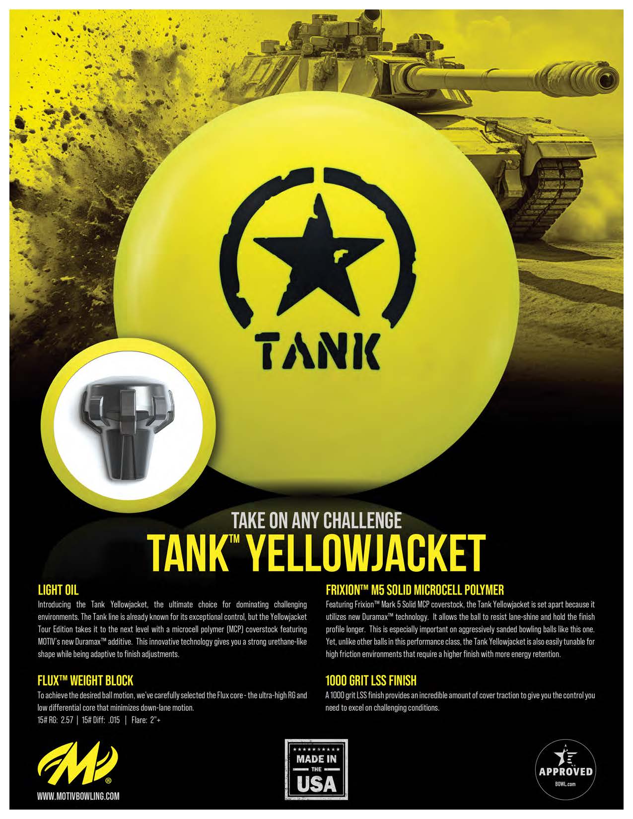 New Tank Yellowjacket – Releasing July 12th – Bowl 'Em Over Pro Shop
